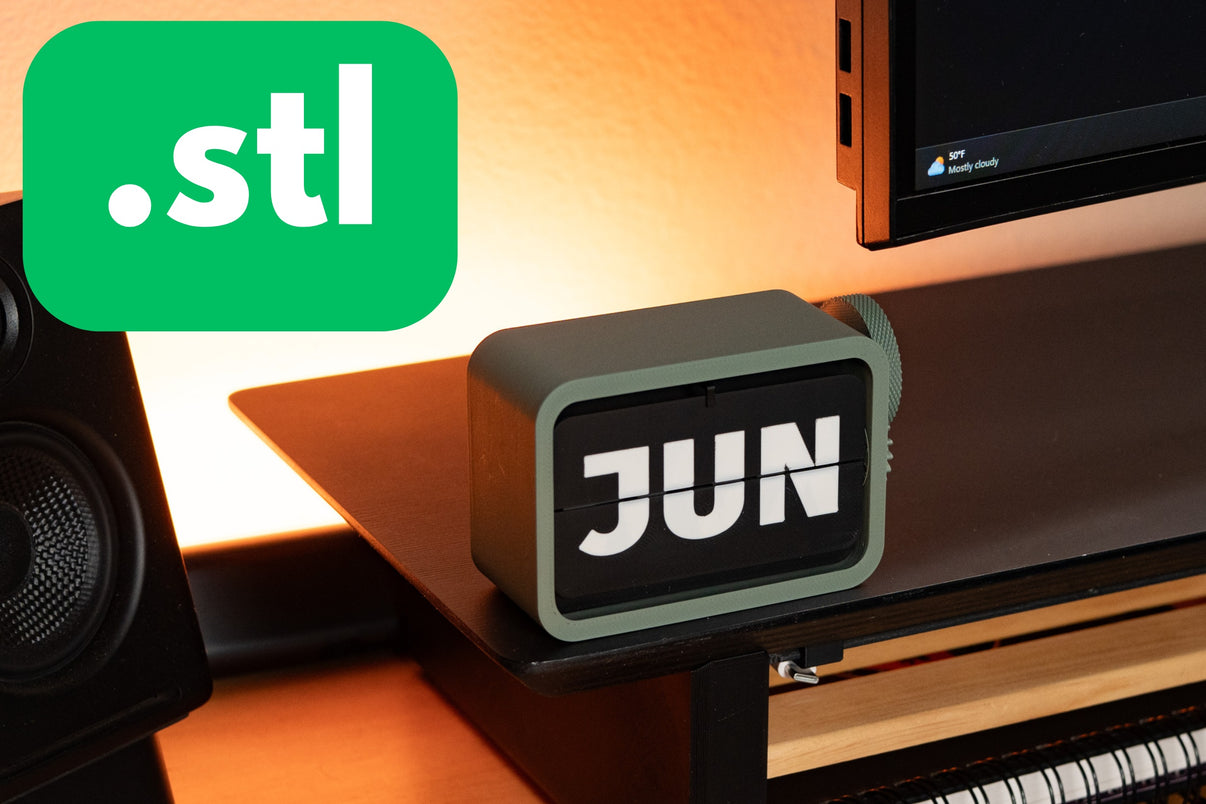 Flip Calendar .STL Pack (Digital Files) – The Workspace Hero